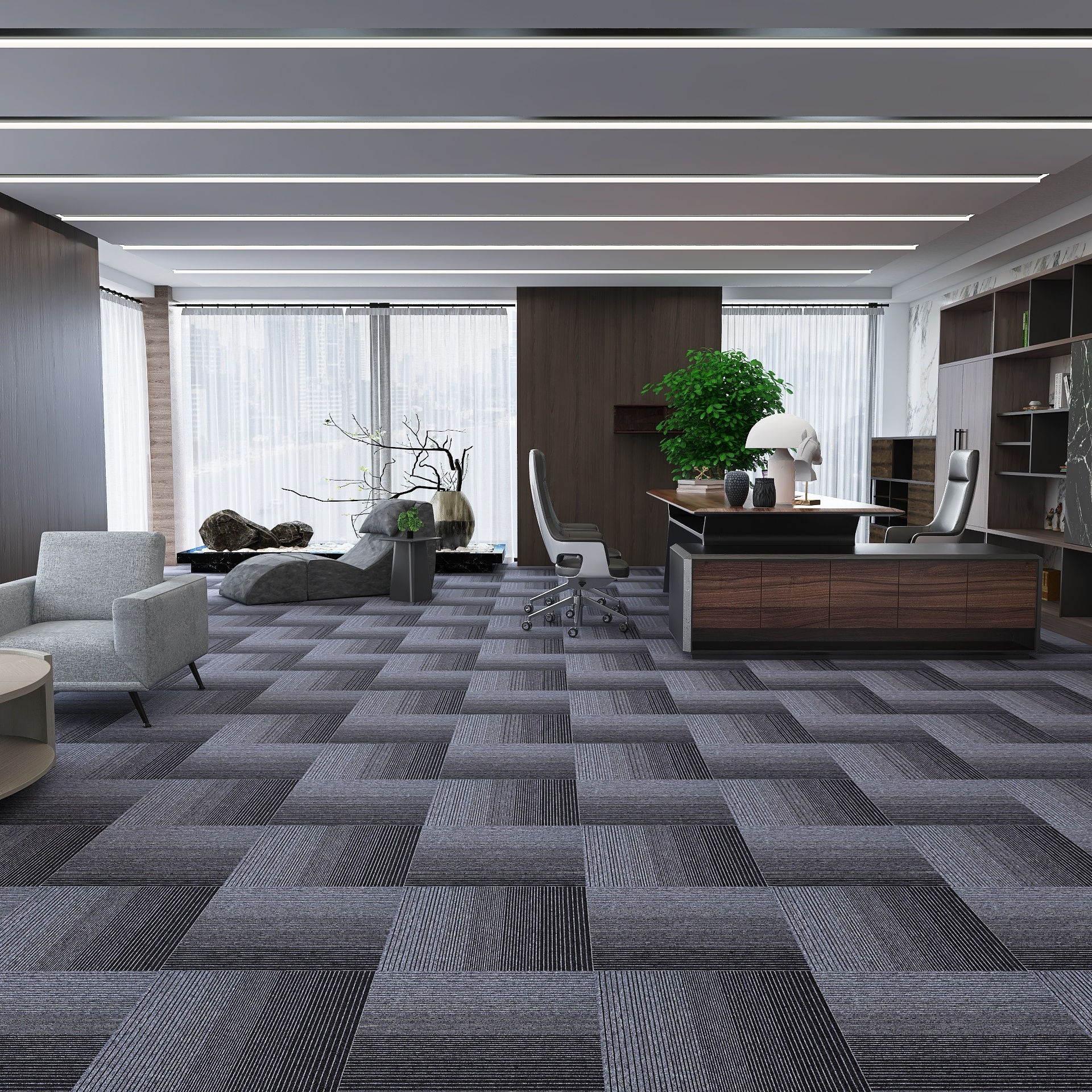Custom commercial carpet tiles redefine flooring